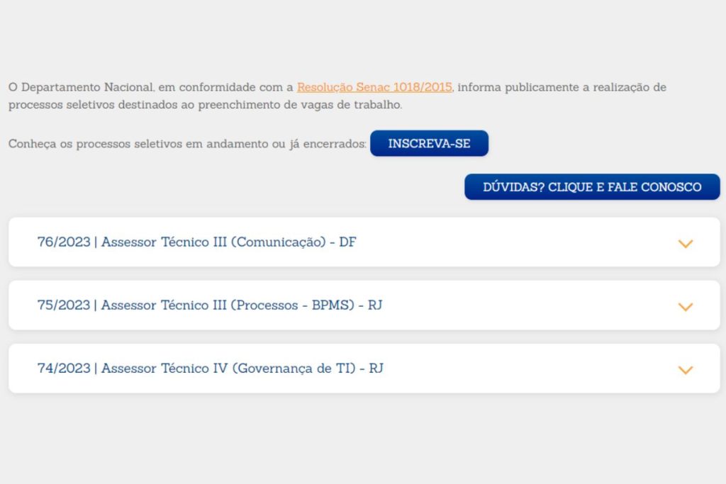SENAC DN Trabalhe Conosco 2024: Acesse as Oportunidades